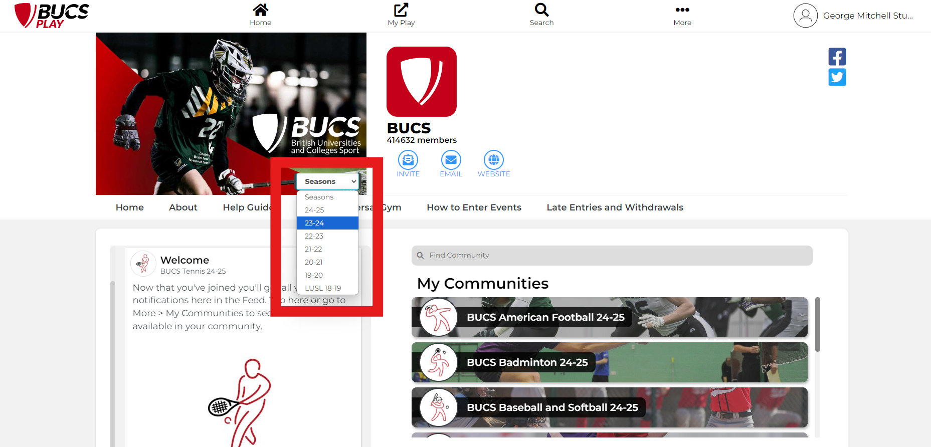 How do I access past BUCS Points tables on BUCS Play? – BUCS